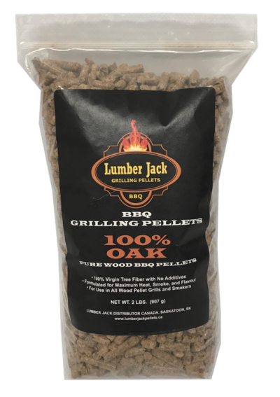 100% Oak Lumber Jack BBQ Pellets - Lumber Jack Distributor Canada