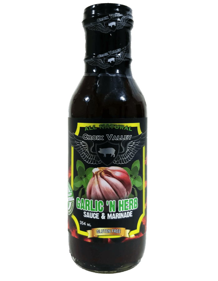 Croix Valley Garlic 'N Herb Sauce and Marinade | Lumberjack Distributor ...